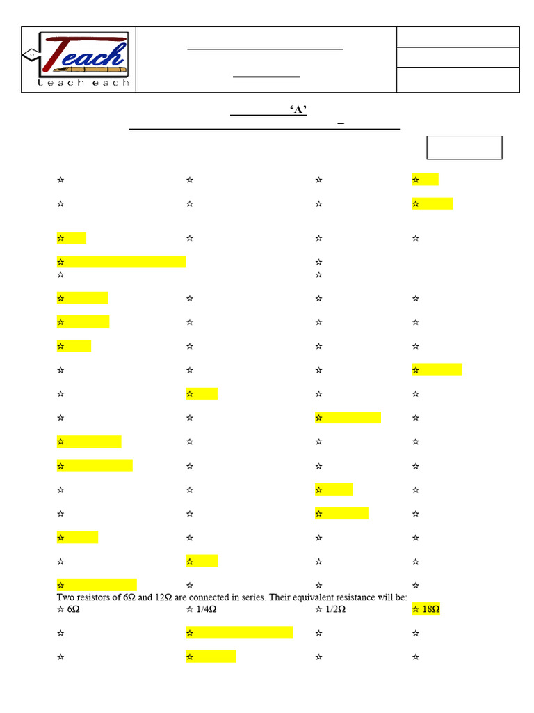 Physics X Module-II KEY | PDF | Waves | Capacitor
