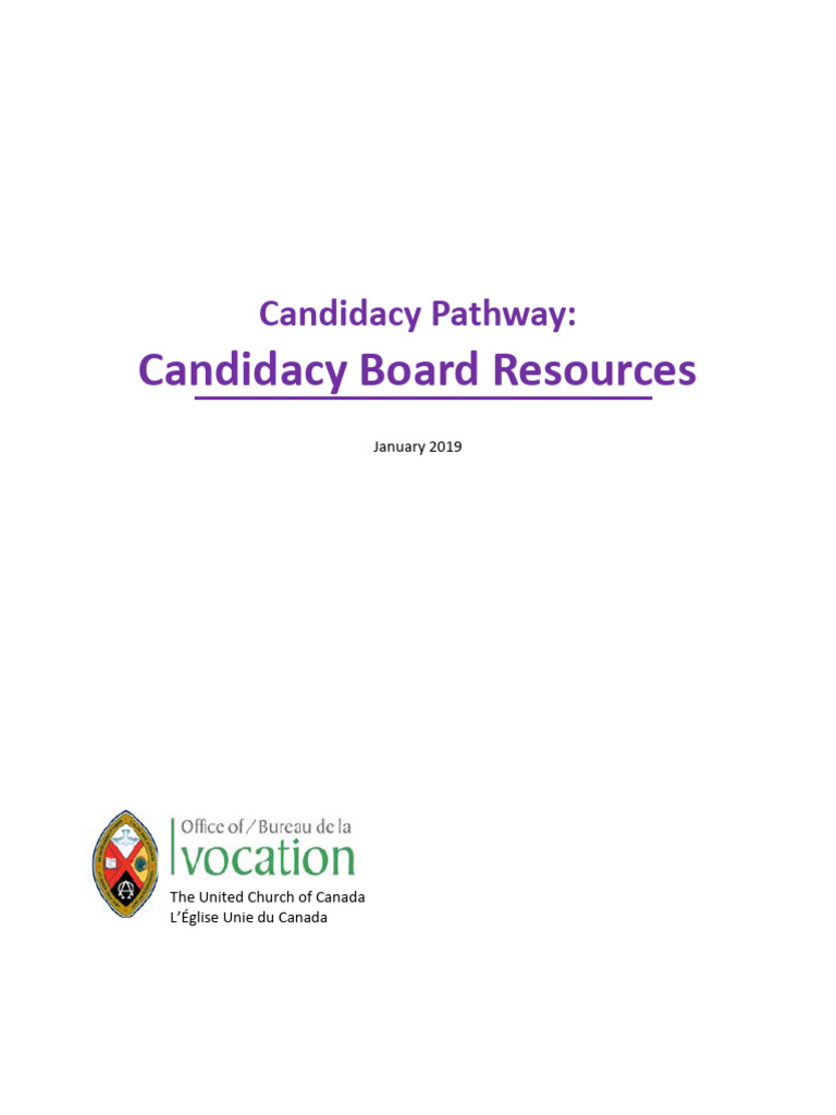 Candidacy Pathway - Candidacy Board | PDF | Leadership | Experience