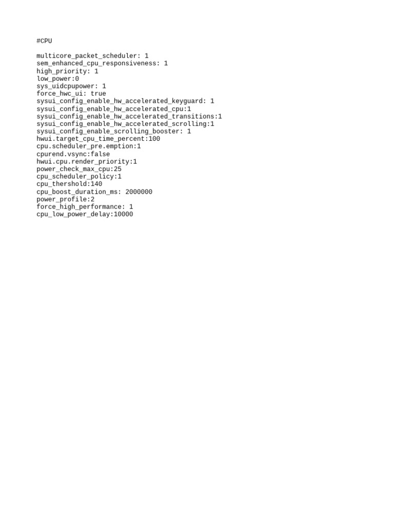 Setedit Cpu Booster | PDF
