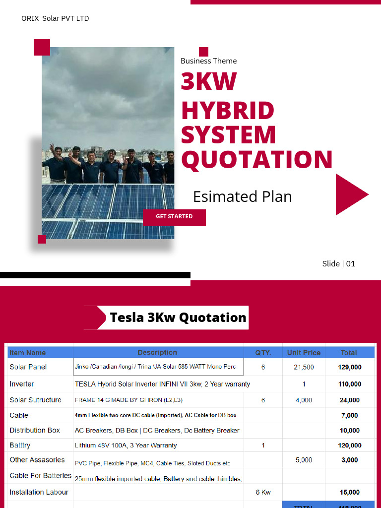 3Kw Hybird System | PDF