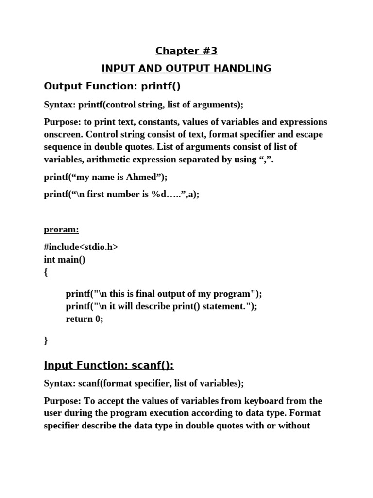 1 Input | PDF | Computers
