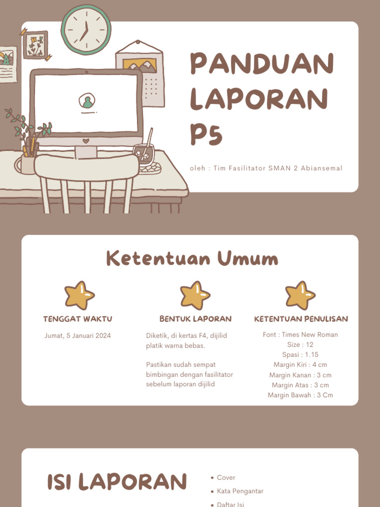 Panduan Laporan P5 | PDF | Seni