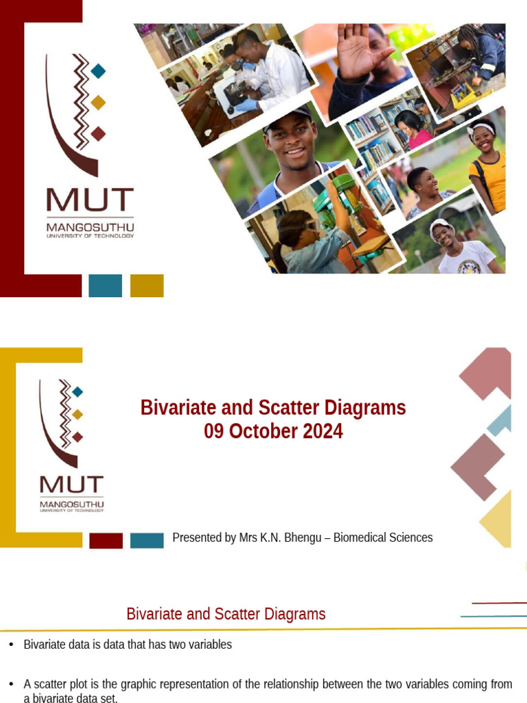 Biostatistics Bivariate And Scatter Diagrams 09 October 2024 Pdf