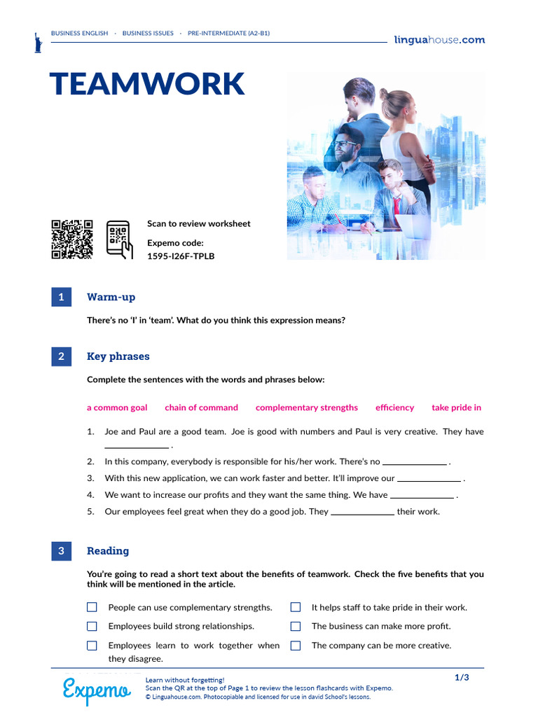 Teamwork American English Teacher Ver2 | PDF | Syntax | Human Communication