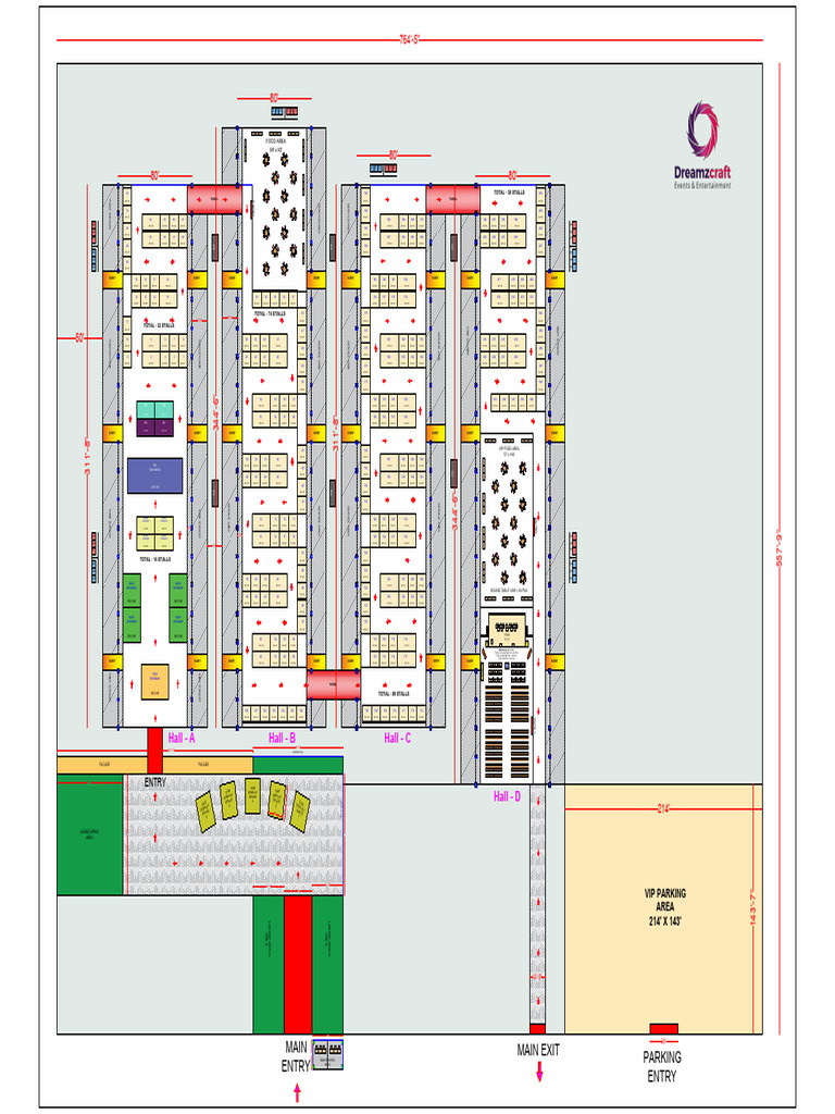 Stalls Layout Plan - OP 6-3 | PDF