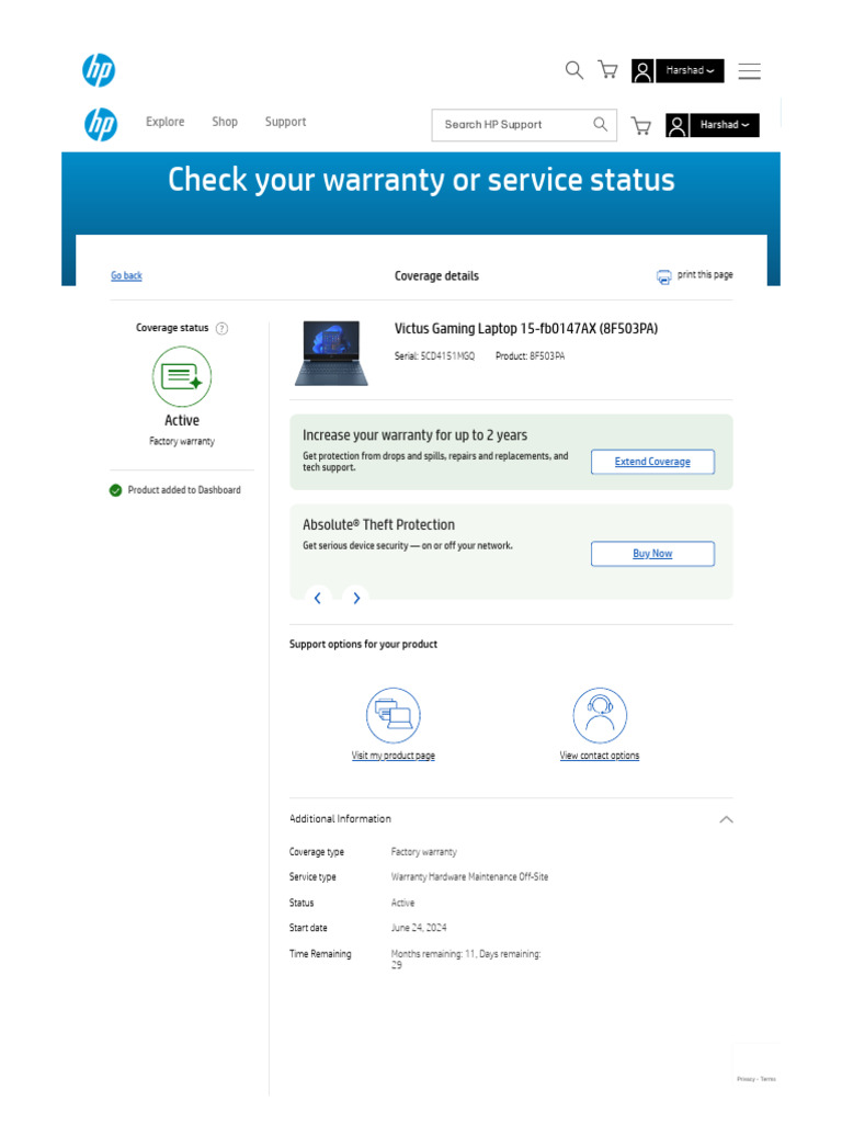 Check your warranty or service status | PDF | Computer Science | Computing