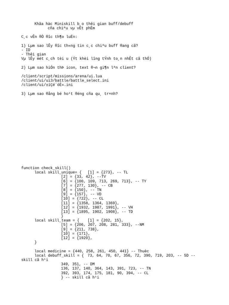 Miniskill Huongdan | PDF