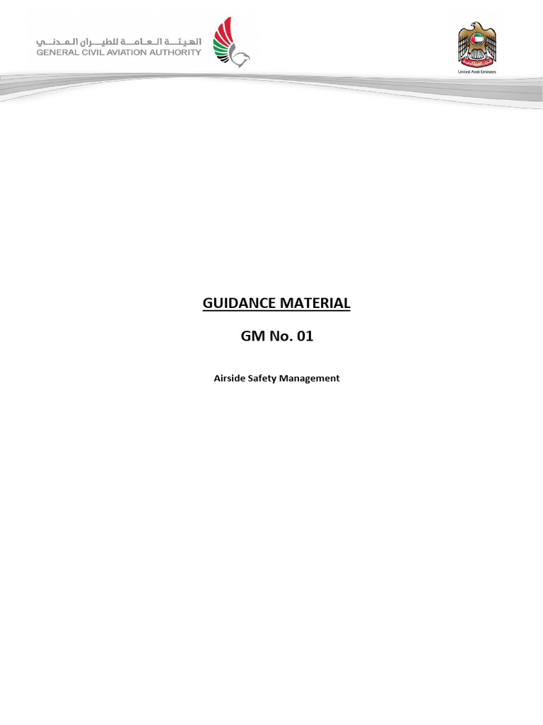 GM-01 - Airside Safety Management - Issue 01 | PDF | Airport | Risk