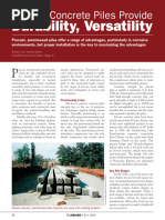 Splicing Methods for Concrete Piles | PDF | Deep Foundation ...