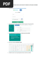 Panduan Login dan Pengajuan SATUSEHAT | PDF