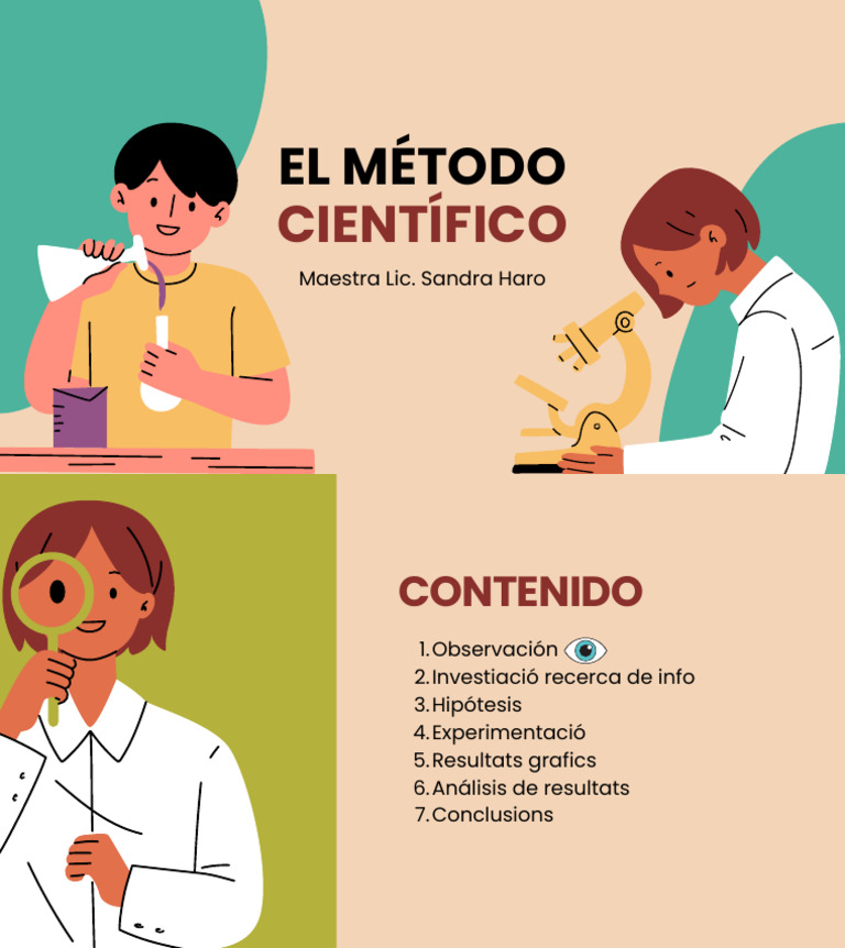 Presentación de Método Científico Ciencias Ilustrado Colorido | PDF