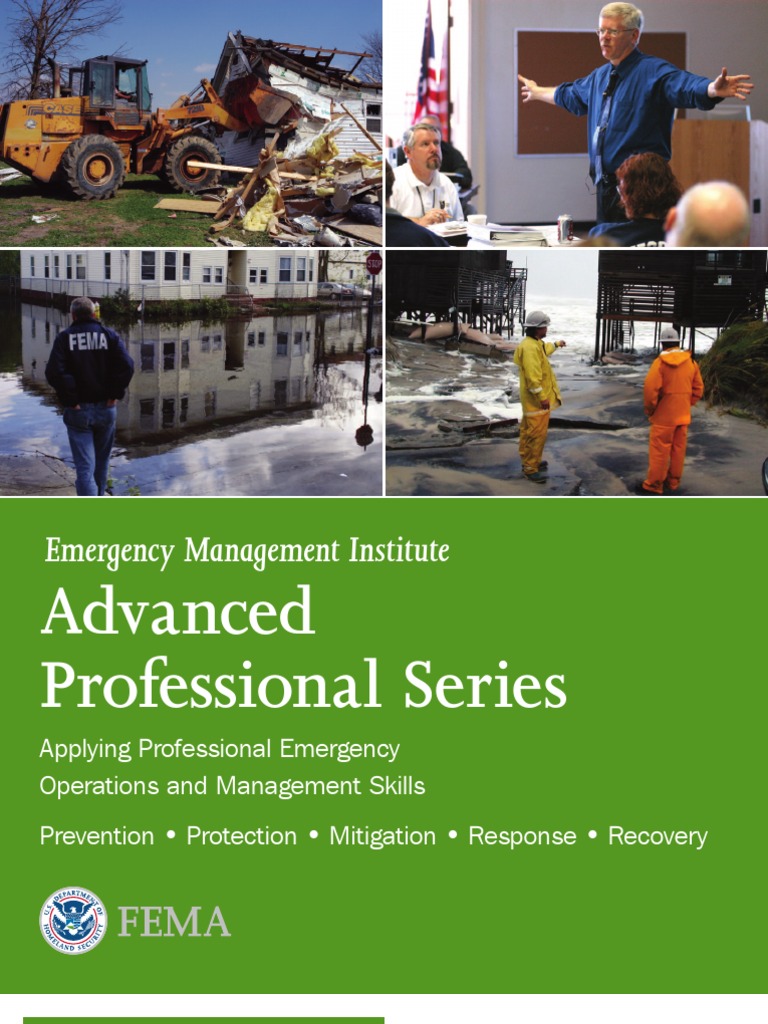 FEMA Advanced Professional Series Overview | PDF | Emergency Management ...