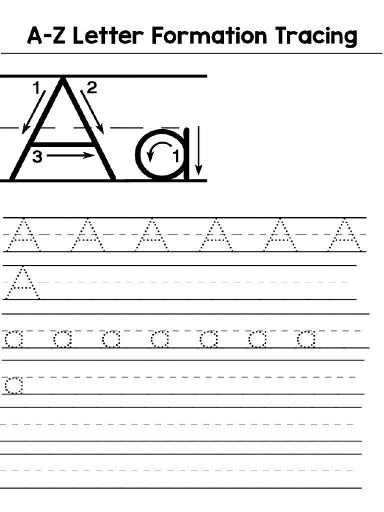 26 Letters & Tracing | PDF