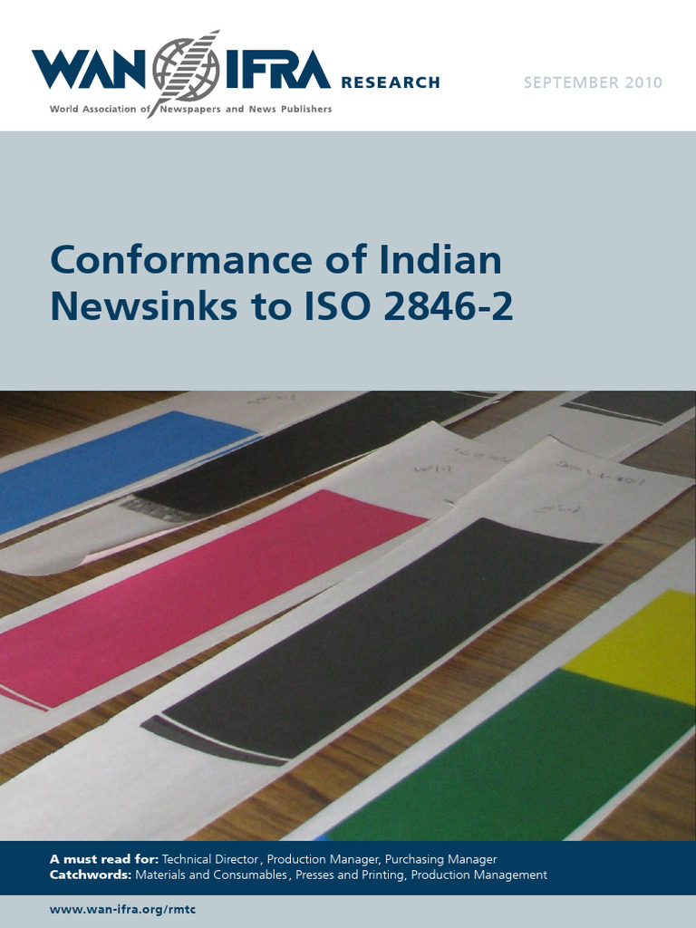 Conformance of Indian Newsinks To ISO 2846-2: Research | PDF | Color ...