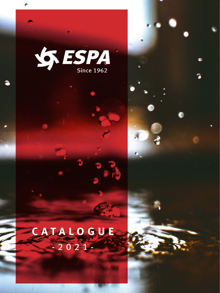 ESPA 2021 Pump Catalogue | PDF | Pump | Chemical Engineering