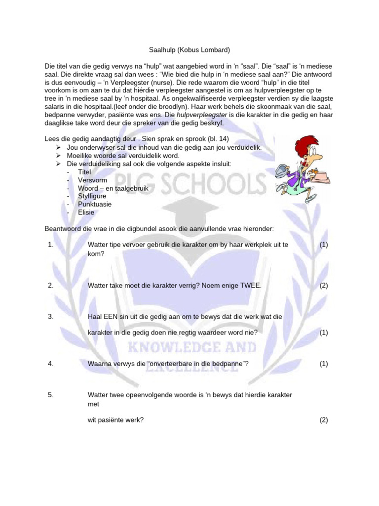 Saalhulp | PDF