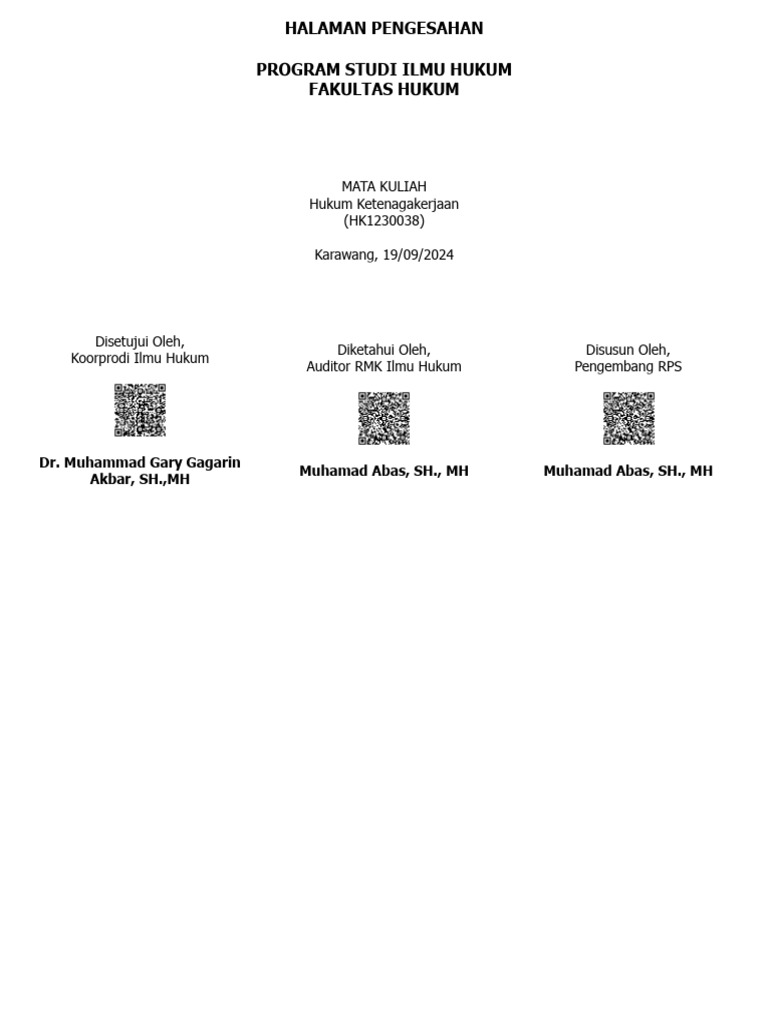 RPS New HK KTN | PDF | Ilmu Sosial | Hukum