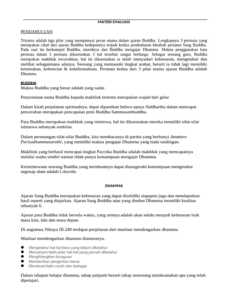 FS1 - Agama Buddha - Sec 4 | PDF | Filsafat | Agama & Spiritualitas