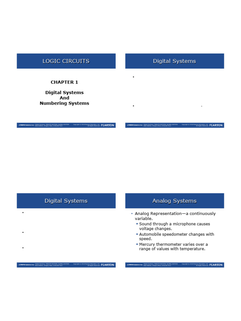 Chp1 - Digital Systems and Numbering Systems | PDF | Digital ... Chp1 - Digital Systems and Numbering Systems | PDF | Digital ...