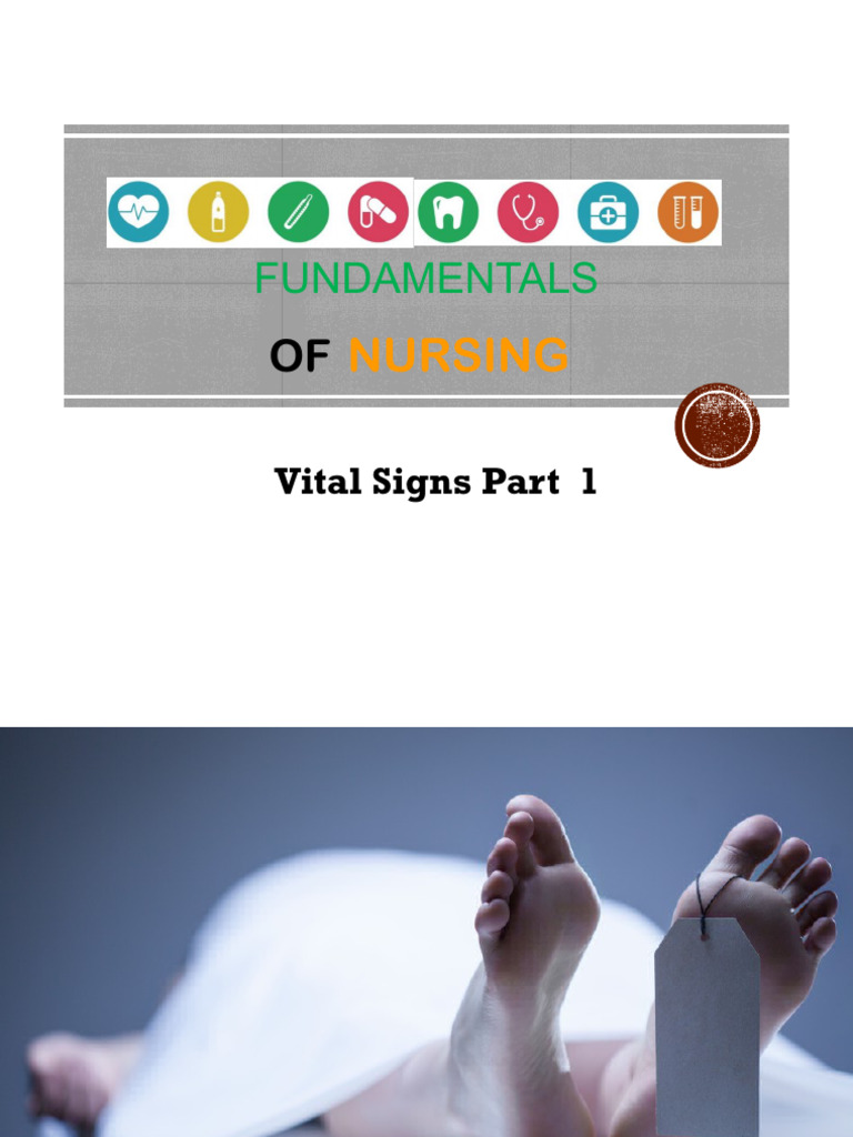 Vital Signs Part 1 | PDF | Pulse | Fever