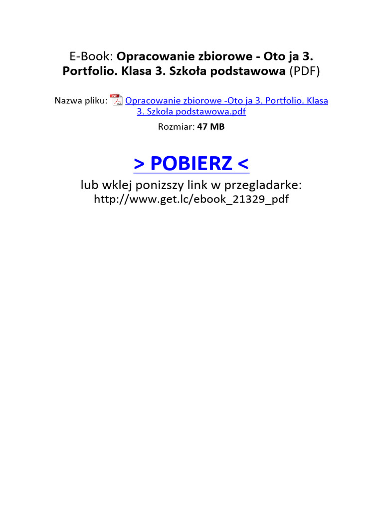 Klasa 3 Ważne Szkoła Podstawowa | PDF
