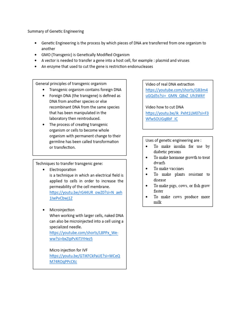 FS1 - General Science - Sec 4 | PDF | Genetically Modified Organism ...