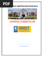 BCA Syllabus - 2025 Onwards | PDF | Matrix (Mathematics) | Pointer (Computer Programming)