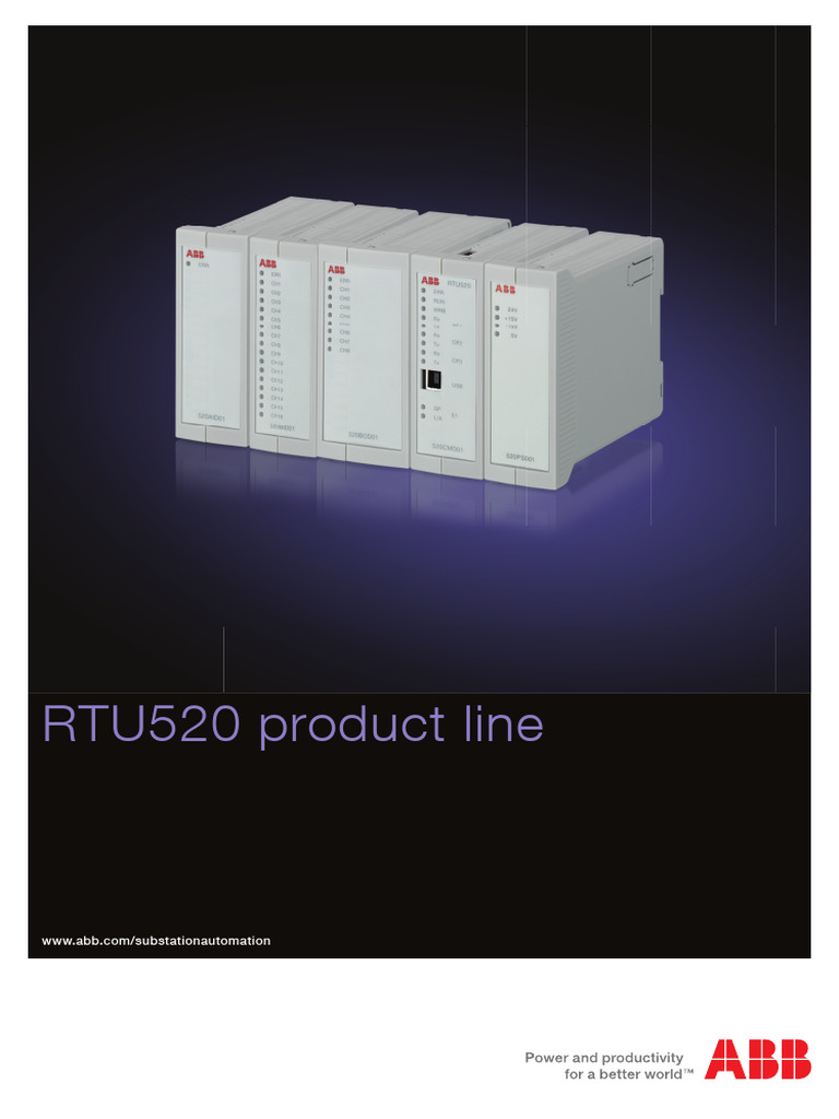 2014 01 22 en RTU520 Product Line Poster | PDF | Business | Technology ...