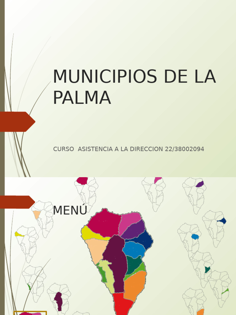 MUNICIPIOS DE LA PALMA | PDF | Formaciones terrestres costeras y ...