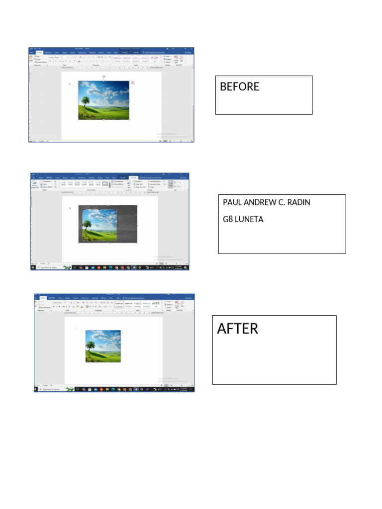 Tle Editing Photo Word Format | PDF