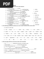 CONDITIONALS Exercises With Answer Key | PDF