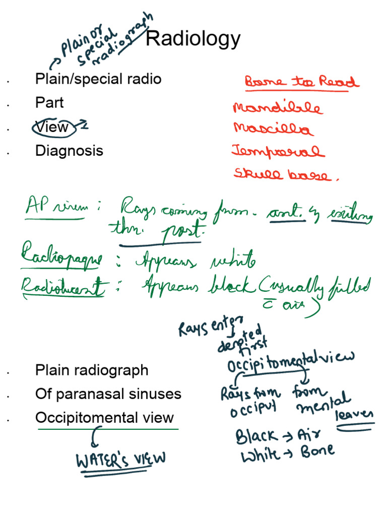 Radiology For ENT 220130 122144 | PDF | Human Nose | Larynx