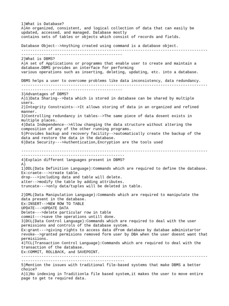 Dbms Final | PDF | Databases | Database Transaction Dbms Final | PDF | Databases | Database Transaction