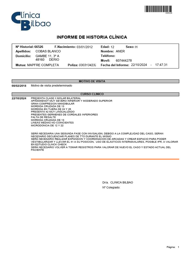 66526 HISTORIAL | PDF