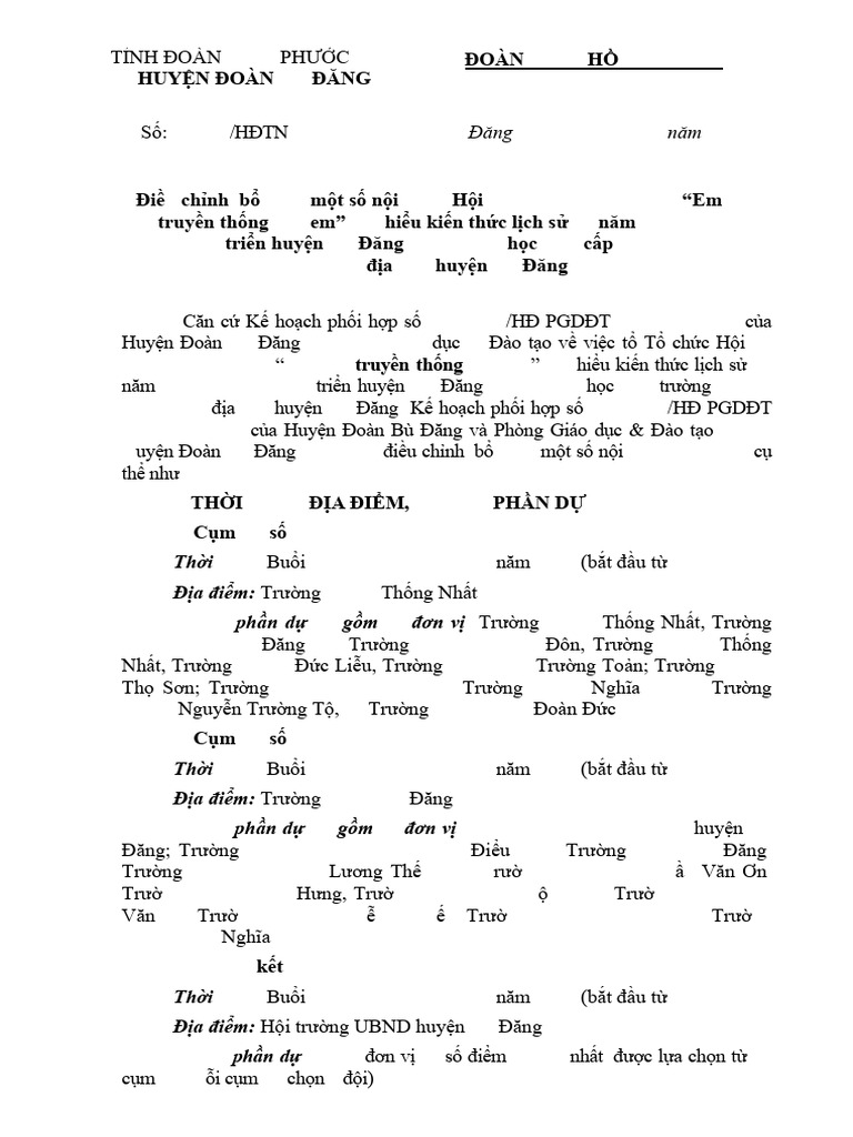 TB ĐIỀU CHỈNH, BỔ SUNG HT RCV 2024 | PDF