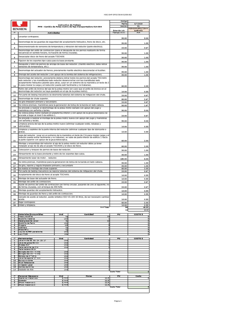 HSG SHP SP01728 M Sjob 002 | PDF | Ingeniería mecánica | Bienes ...