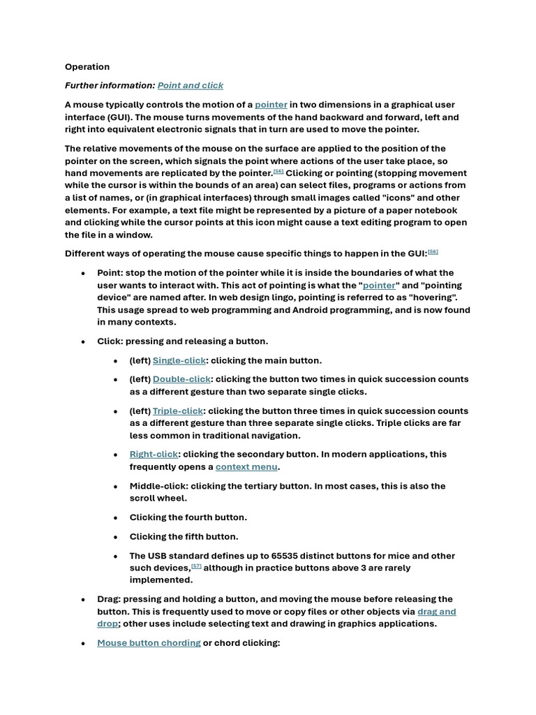 Mouse 5 | PDF | Cursor (User Interface) | Graphical User Interfaces