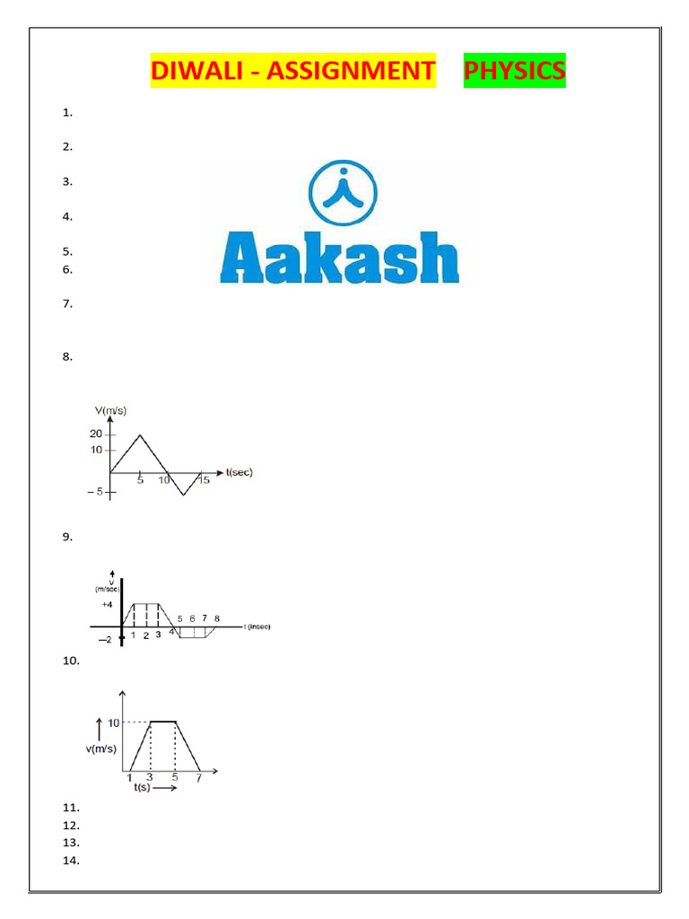 Class 9th Assignment | PDF | Force | Gravity