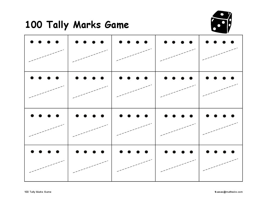 100 Tally Game | PDF