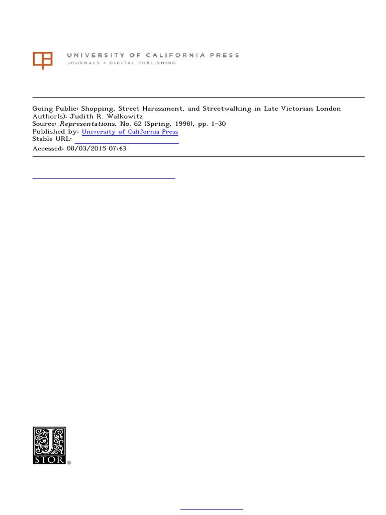 Victorian London Street Life | PDF