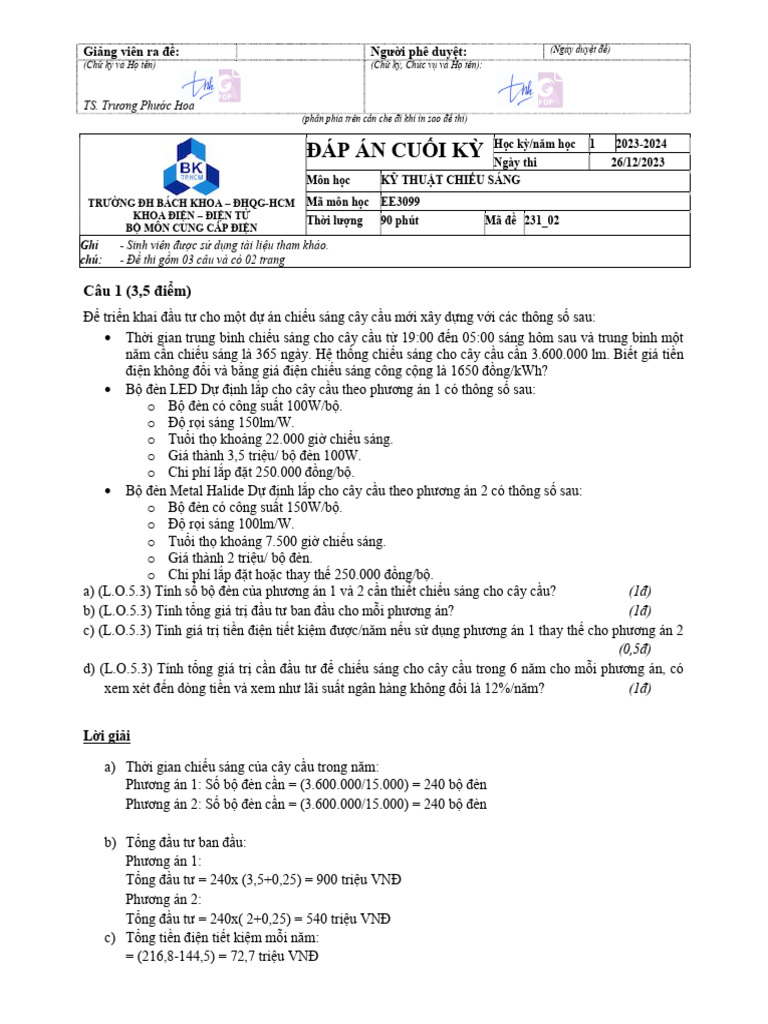 Dap an KTCS CQ_26.12.2023_de 02 | PDF