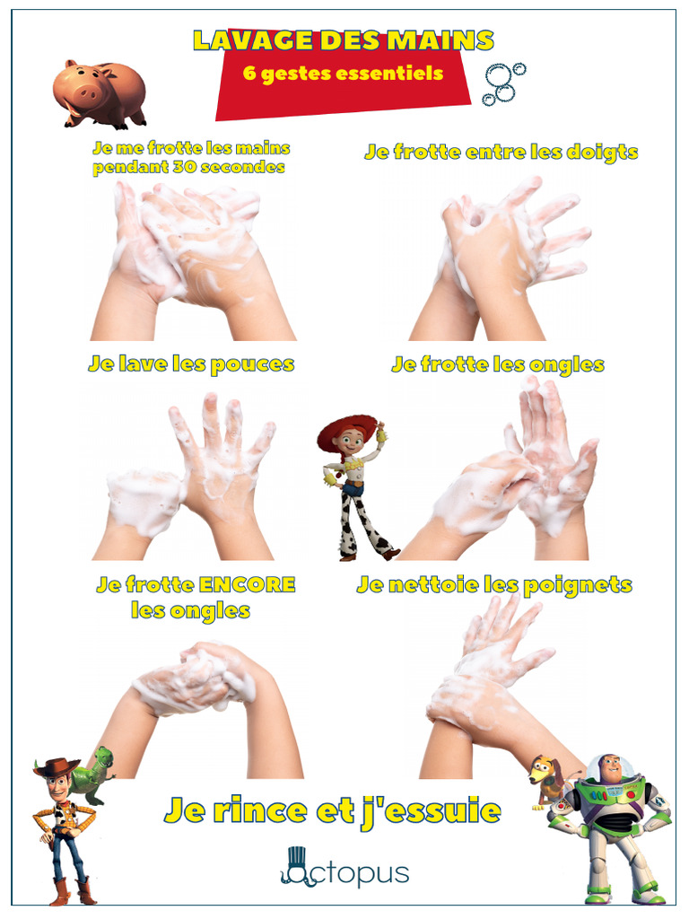 Affiche Lavage Des Mains en Crèche | PDF