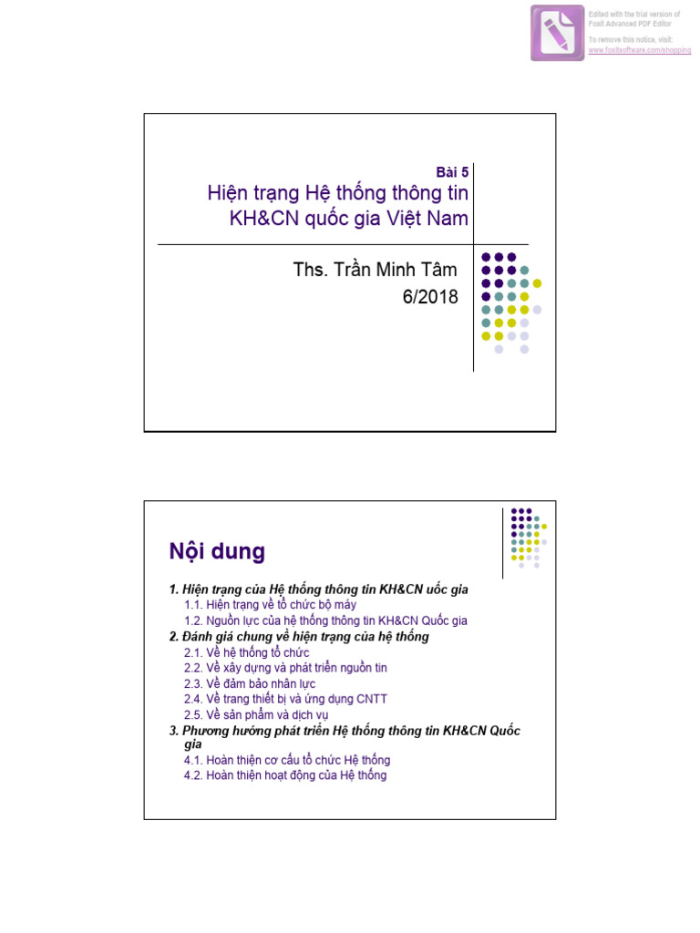 Bai5 HientrangHTTTKHCNQG2018 | PDF