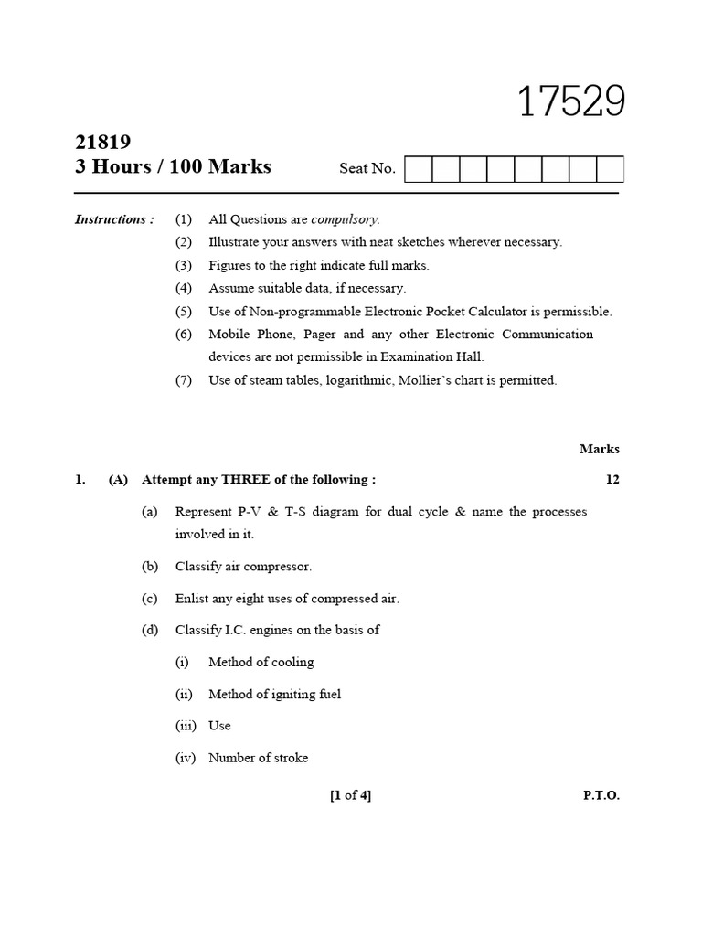 2019 Summer Question Paper (Msbte Study Resources) | PDF | Engines ...