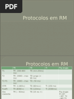 Protocolos para Exames de RM | PDF | Imagem de ressonância magnética | Especialidades médicas
