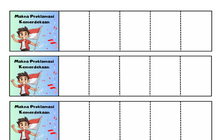 Template catatan makna proklamasi | PDF