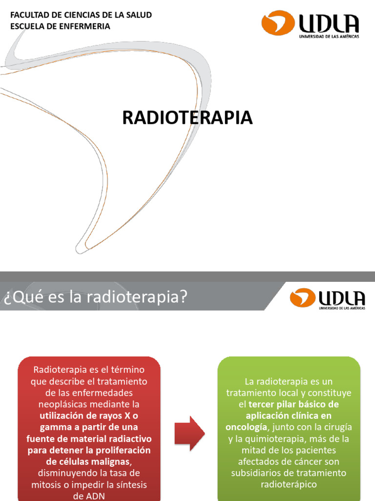 Radioterapia 2024 | PDF | Terapia de radiación | Cáncer