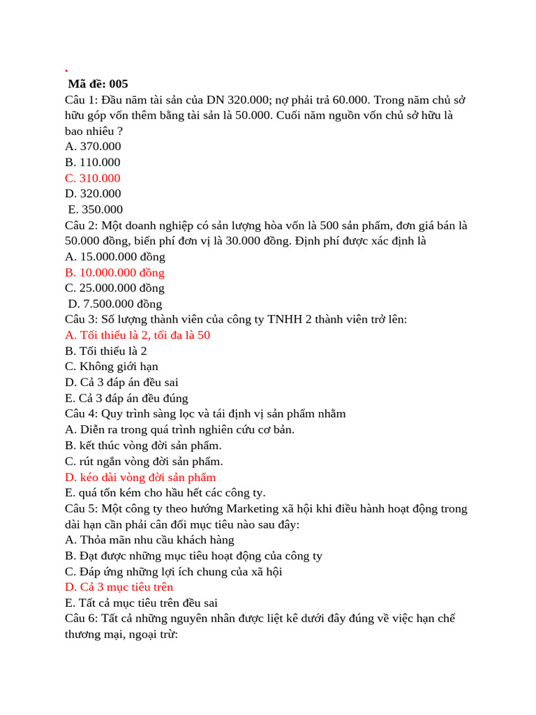 ôn tập nmkd new version | PDF