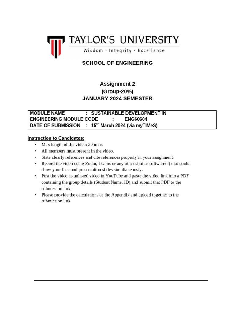 Assignment 2 Brief | PDF | Environmental Law | Waste