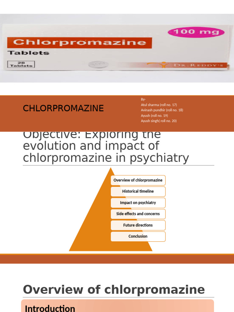 Chlorpromazine: Impact and History | PDF | Antipsychotic | Mental Health